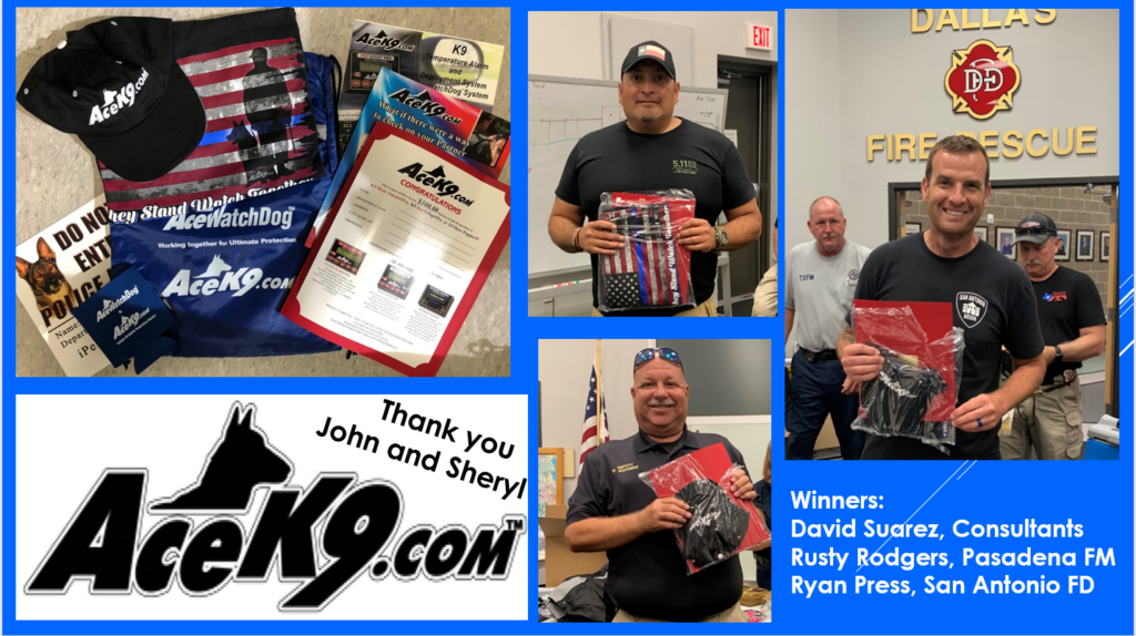 Texas K-9 Conference – Accelerant,Explosives,Patrol,Narcotics,S&R,Cadavar